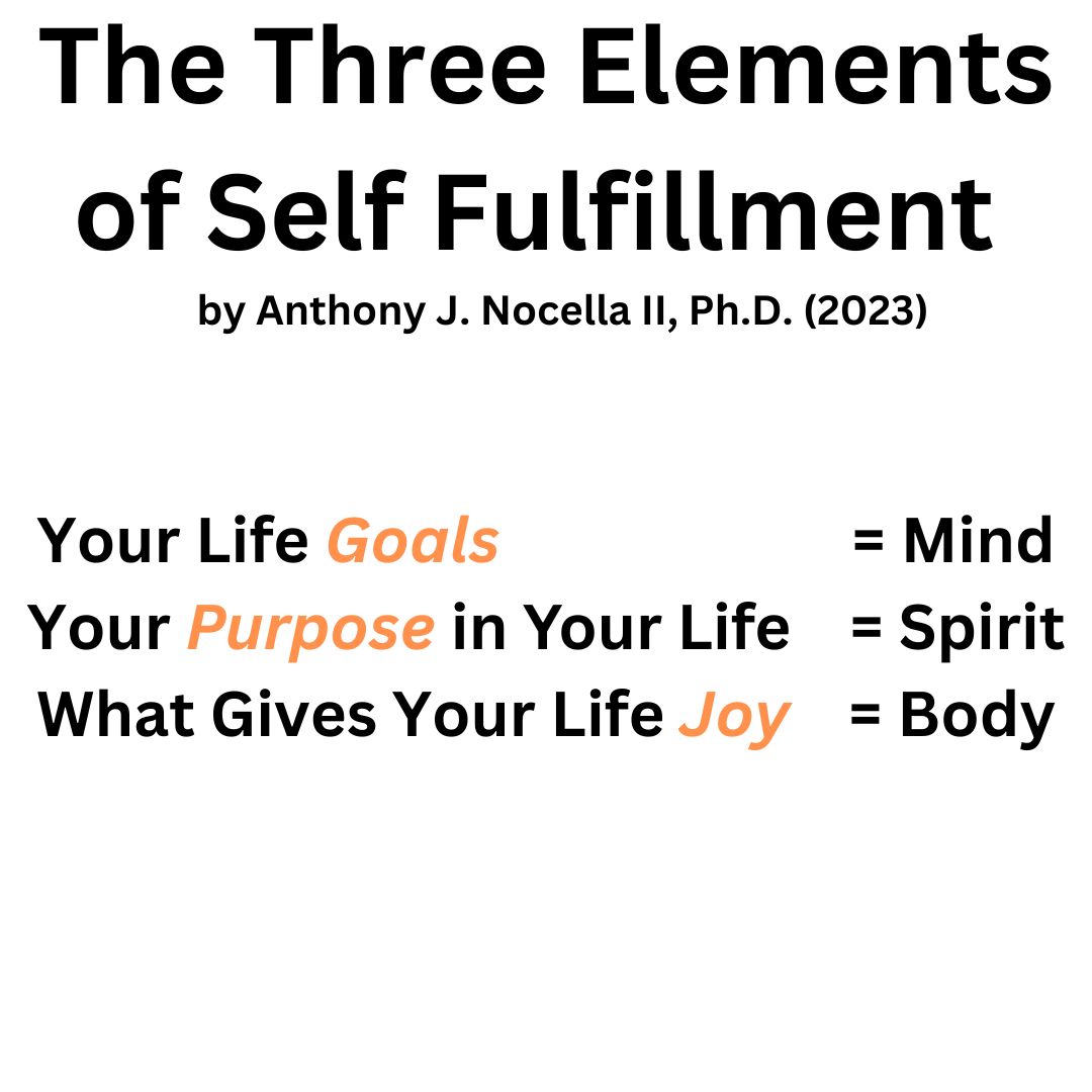 The Three Elements of Self Fulfillment